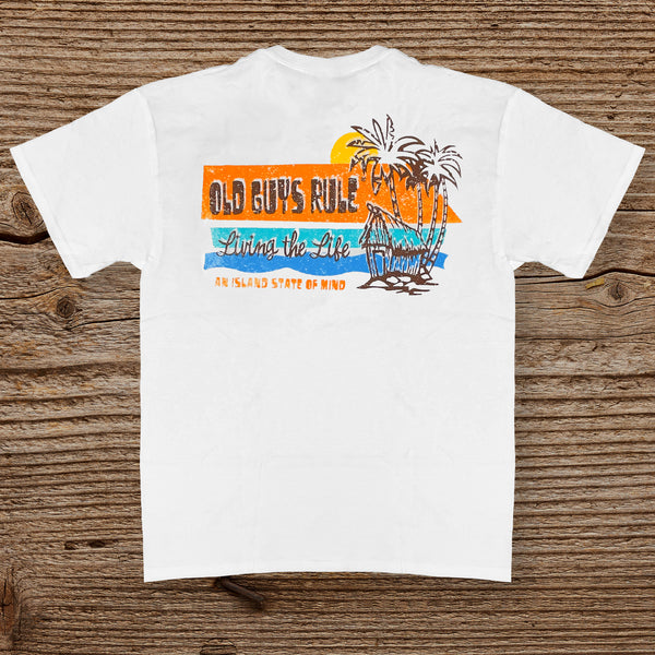 Old Guys Rule T-Shirt - Living The Life - Old Guys Rule - Official ...