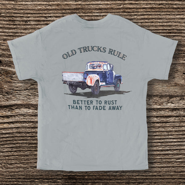 Old Guys Rule T-Shirt - Old Trucks Rule - Old Guys Rule - Official ...