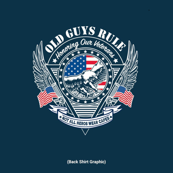 Old Guys Rule T-shirt - Veteran Eagle - Old Guys Rule - Official Online ...