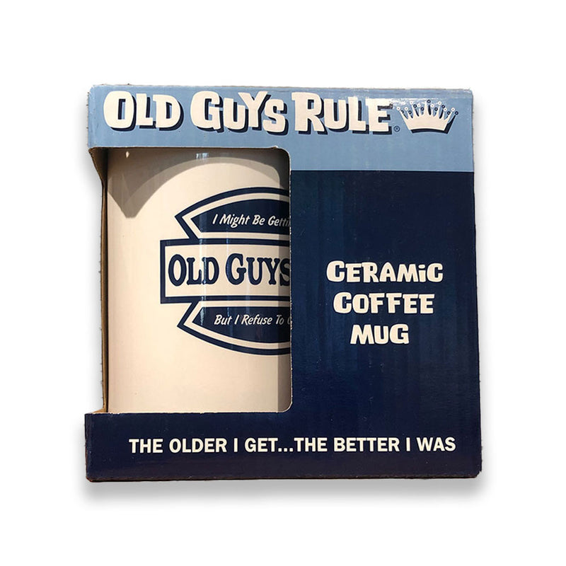 Old Guys Rule Ceramic Mug - Refuse To Grow Up - Old Guys Rule ...